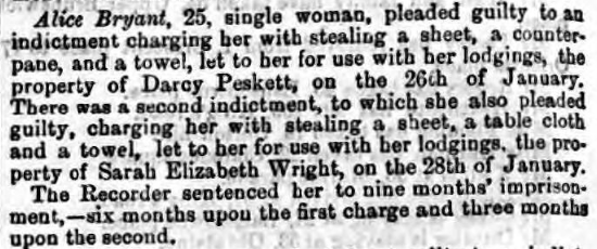 Sarah Elizabeth Wright née Harmer 1820 – ???? – “But I am John Harmer!”